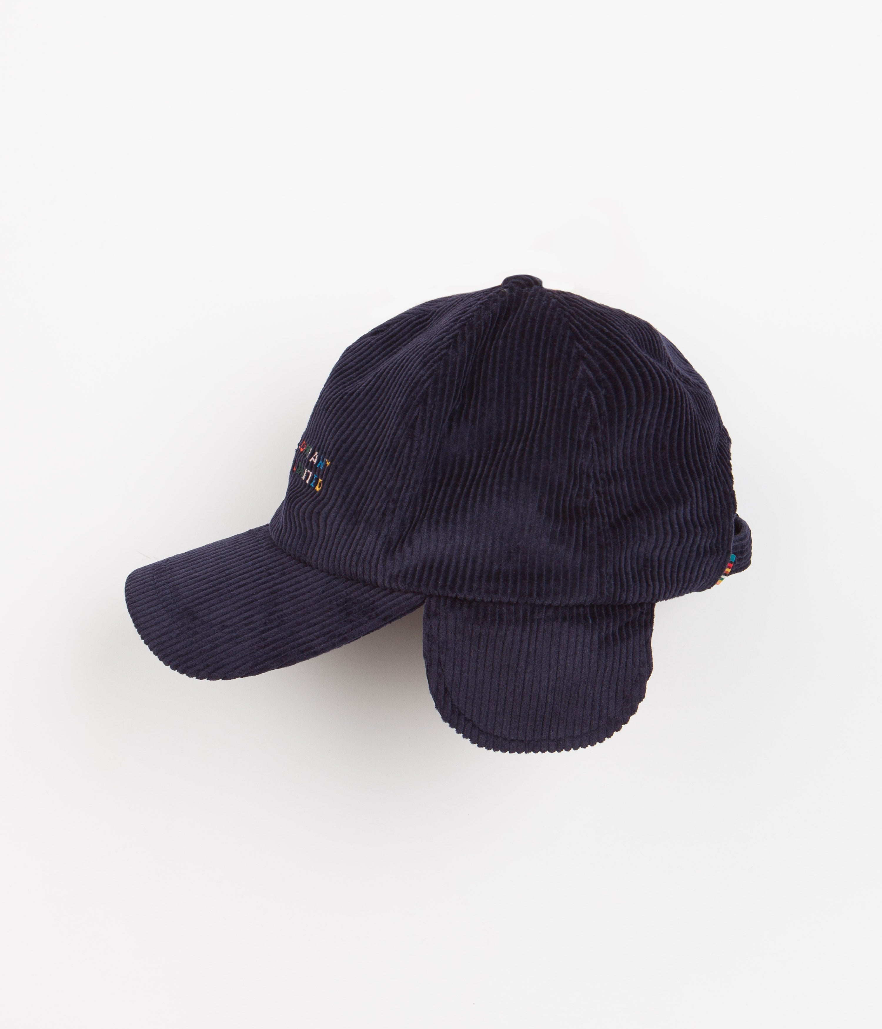 Pop Trading Company x Paul Smith Embroidered Corduroy Cap - Navy | Flatspot