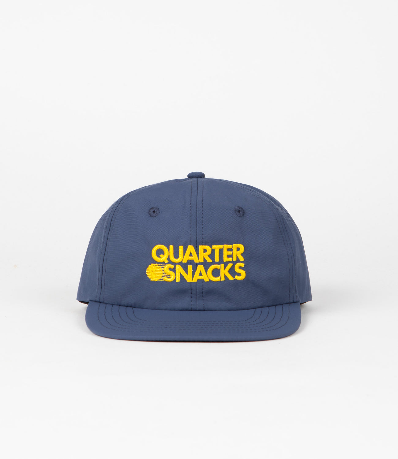 Quartersnacks Nylon Journalist Cap - Navy | Flatspot