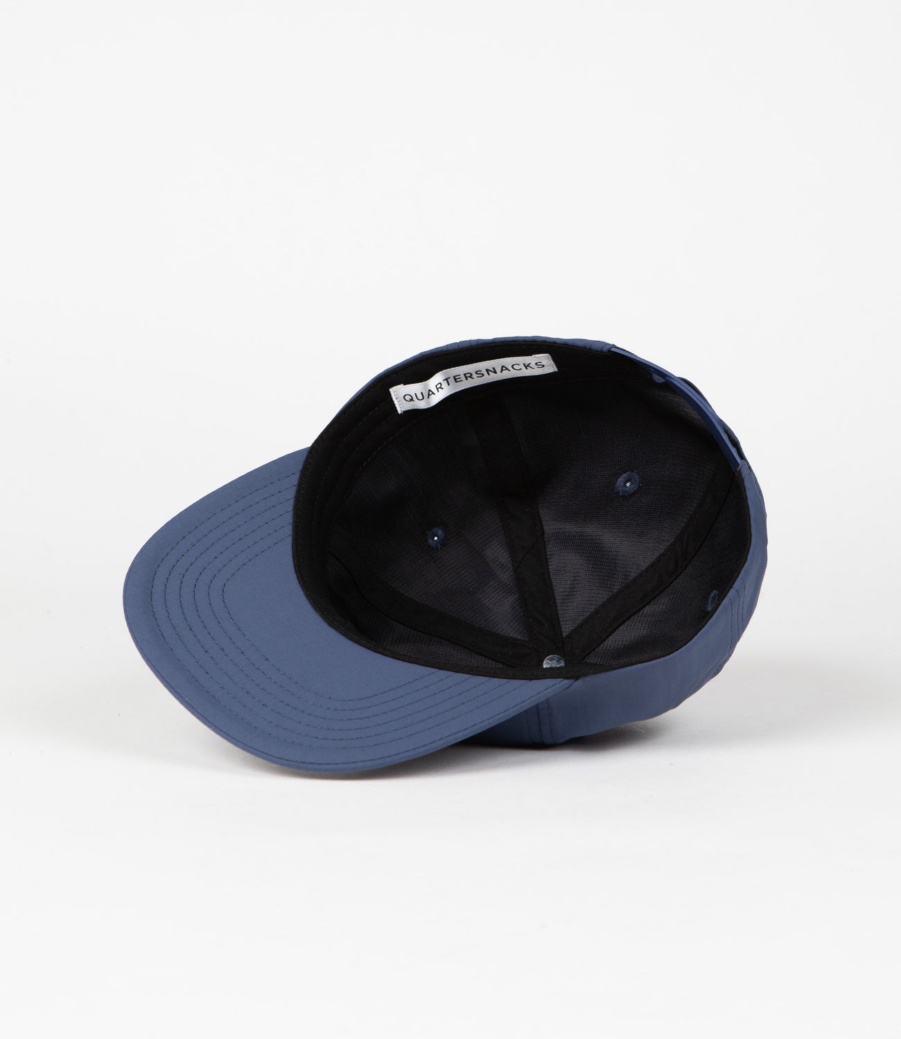 Quartersnacks Nylon Journalist Cap - Navy | Flatspot