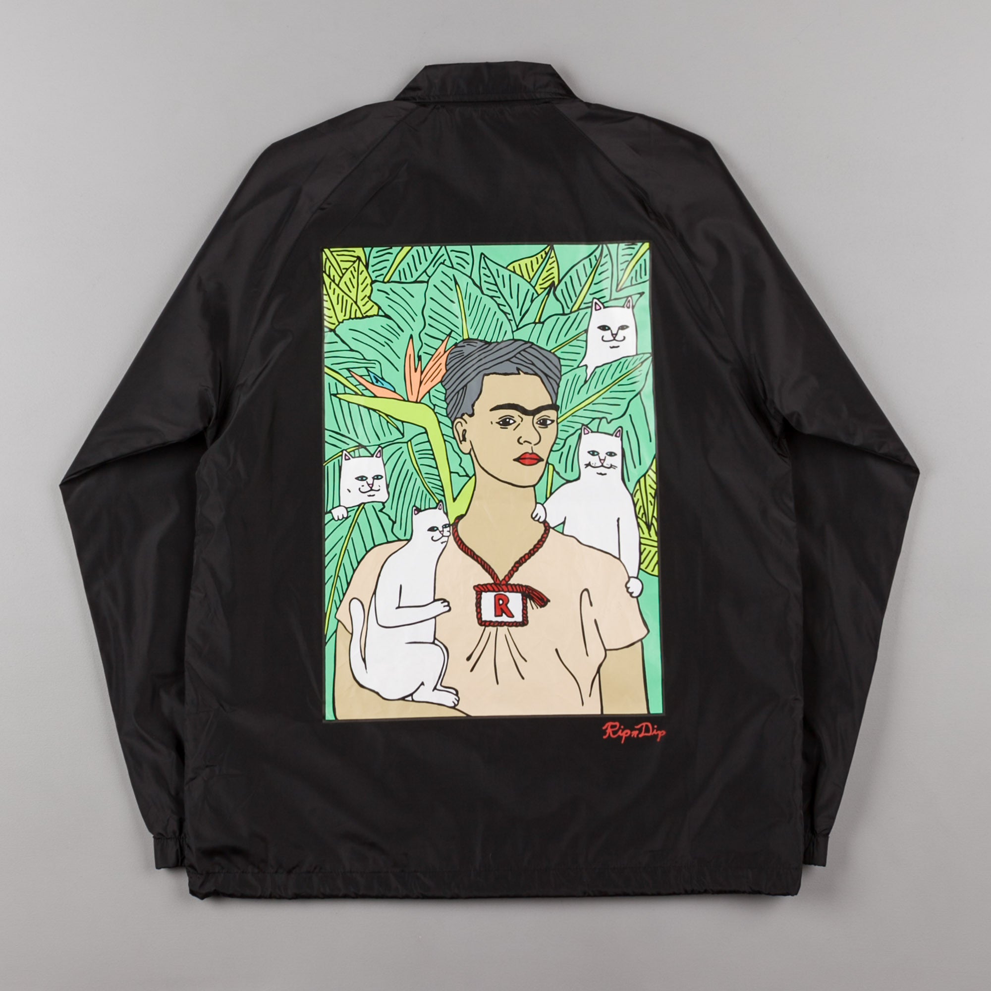 Rip N Dip Frida Nermal Coach Jacket - Black | Flatspot