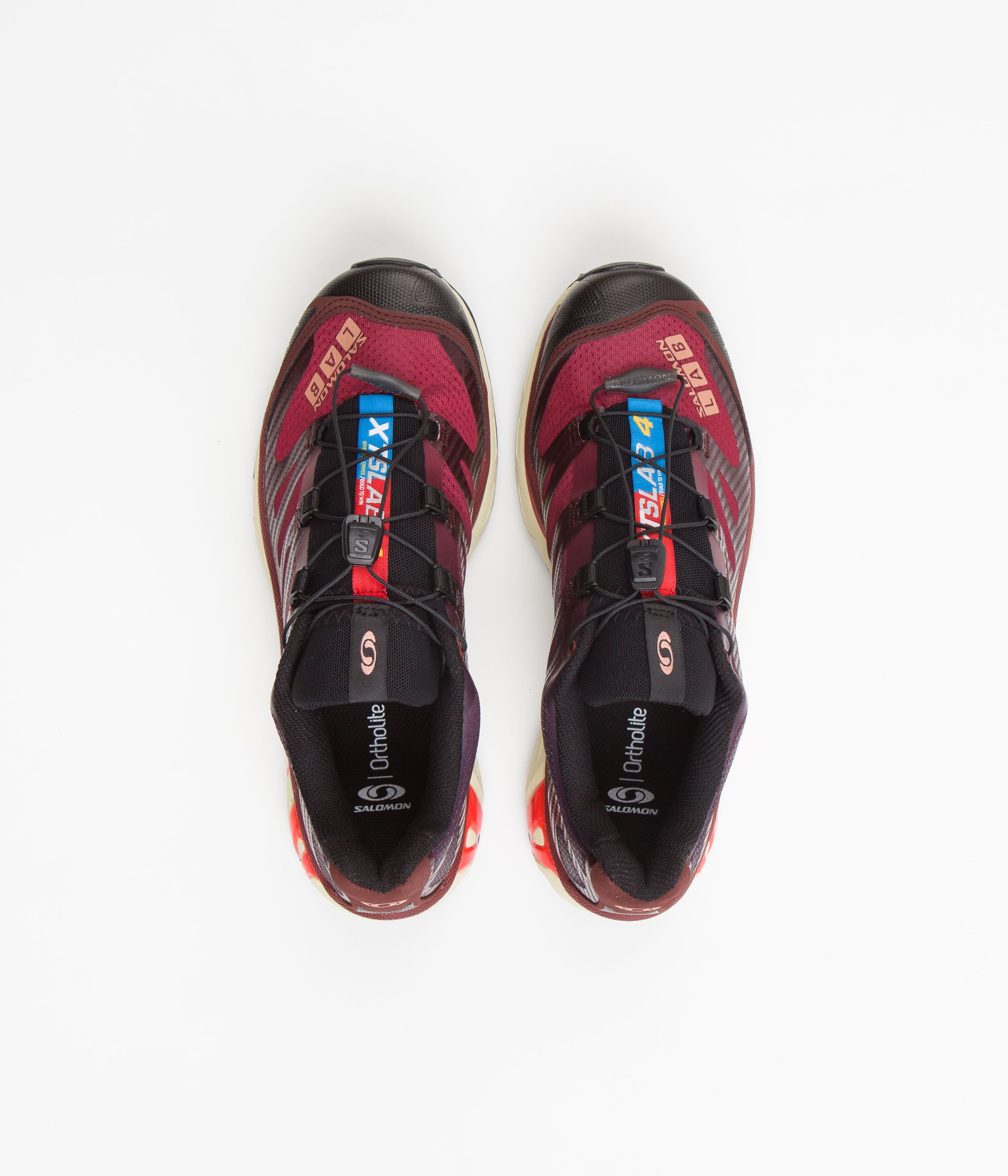 Salomon XT-4 Shoes - Bitter Chocolate / Mocha Mousse / Fiery Red | Flatspot