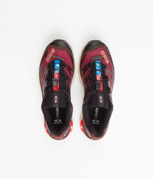 Salomon XT-4 Shoes - Bitter Chocolate / Mocha Mousse / Fiery Red | Flatspot