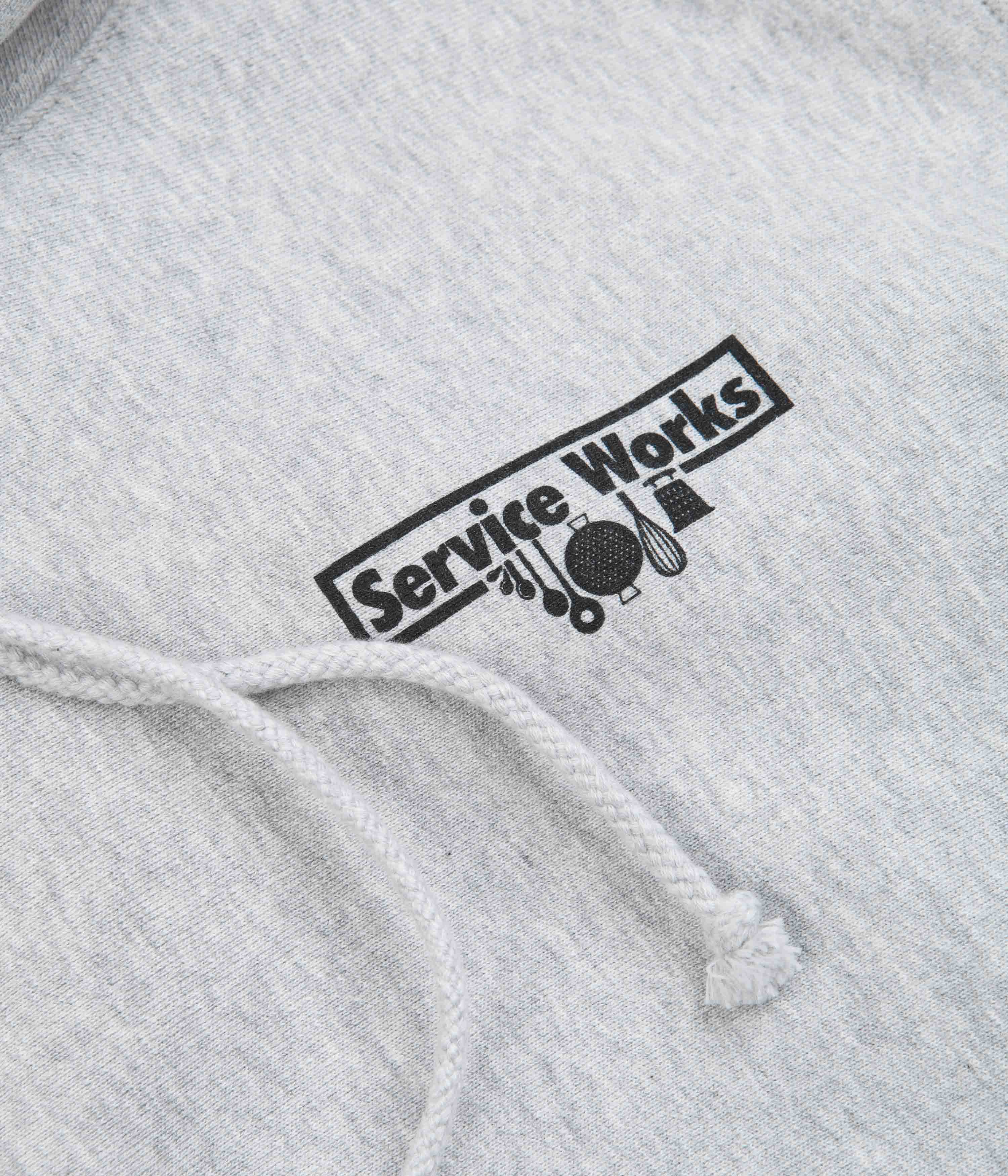 Service Works 12oz Trademark Hoodie - Grey | Flatspot