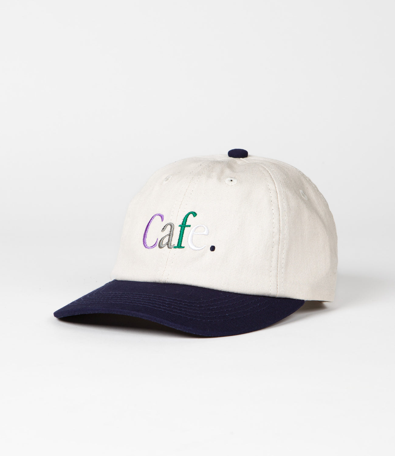 Skateboard Cafe JLH Embroidered Cap - Cream / Navy | Flatspot