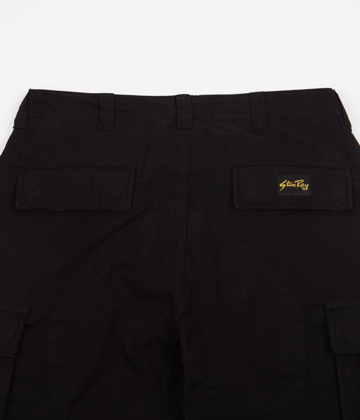 Stan Ray Cargo Pants - Black Poplin | Flatspot