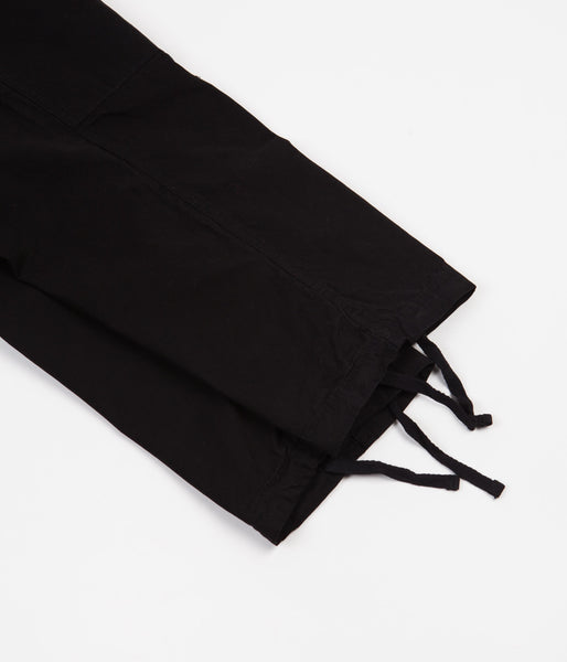 Stan Ray Cargo Pants - Black Poplin | Flatspot
