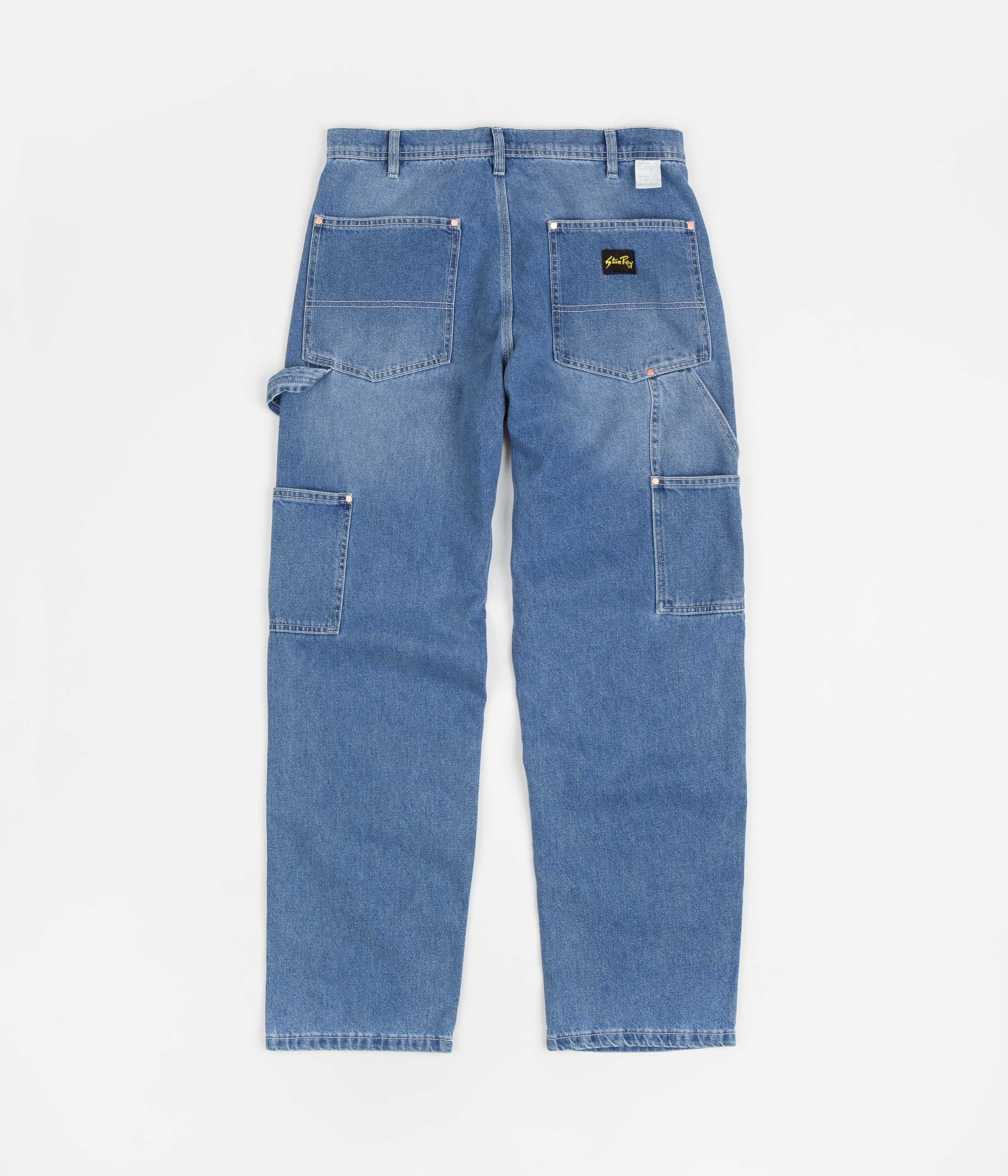 Stan Ray Denim Double Knee Pants - Vintage Stonewash | Flatspot