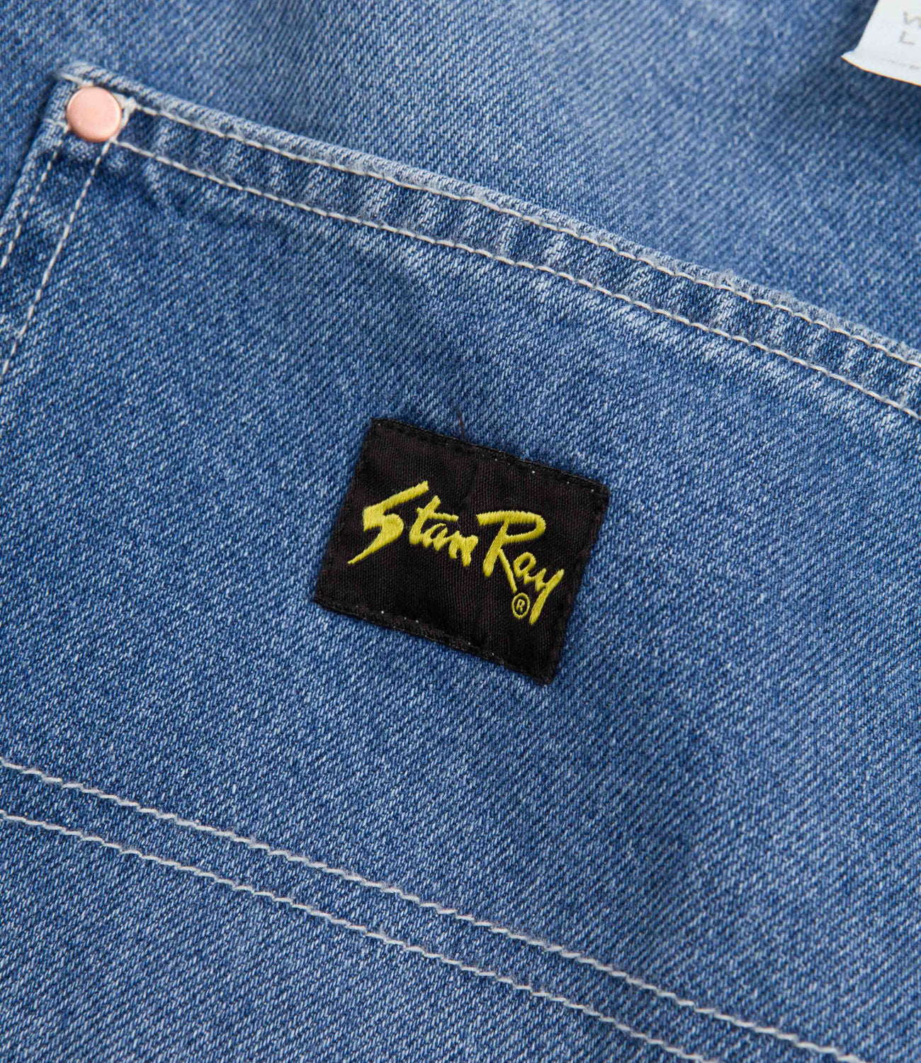 Stan Ray Denim Double Knee Pants - Vintage Stonewash | Flatspot