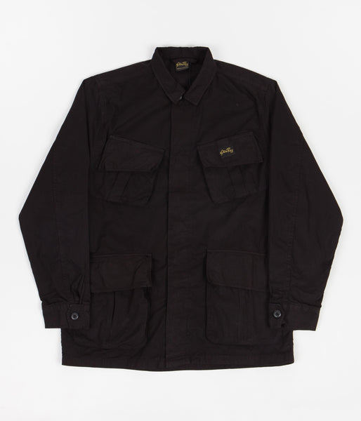 Stan Ray Tropical Jacket - Black Poplin | Flatspot