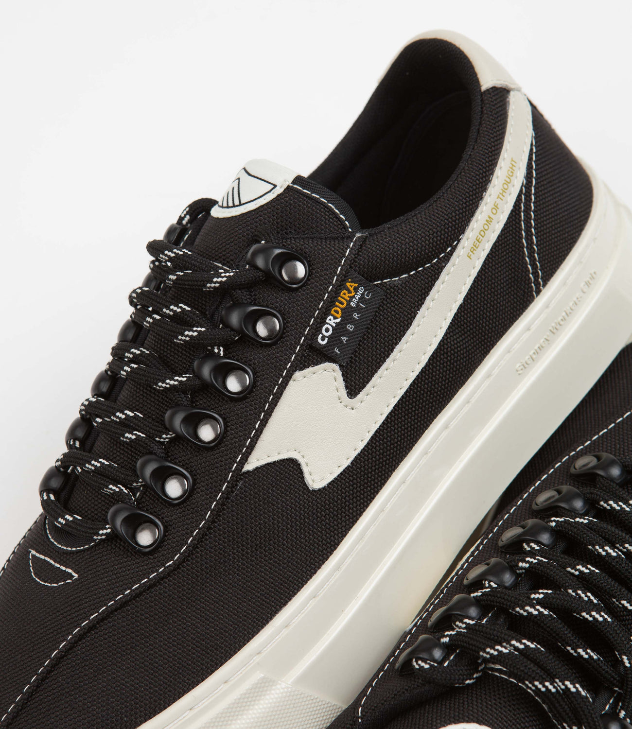 Stepney Workers Club Dellow S-Strike Cup Cordura Shoes - Black / Ecru ...