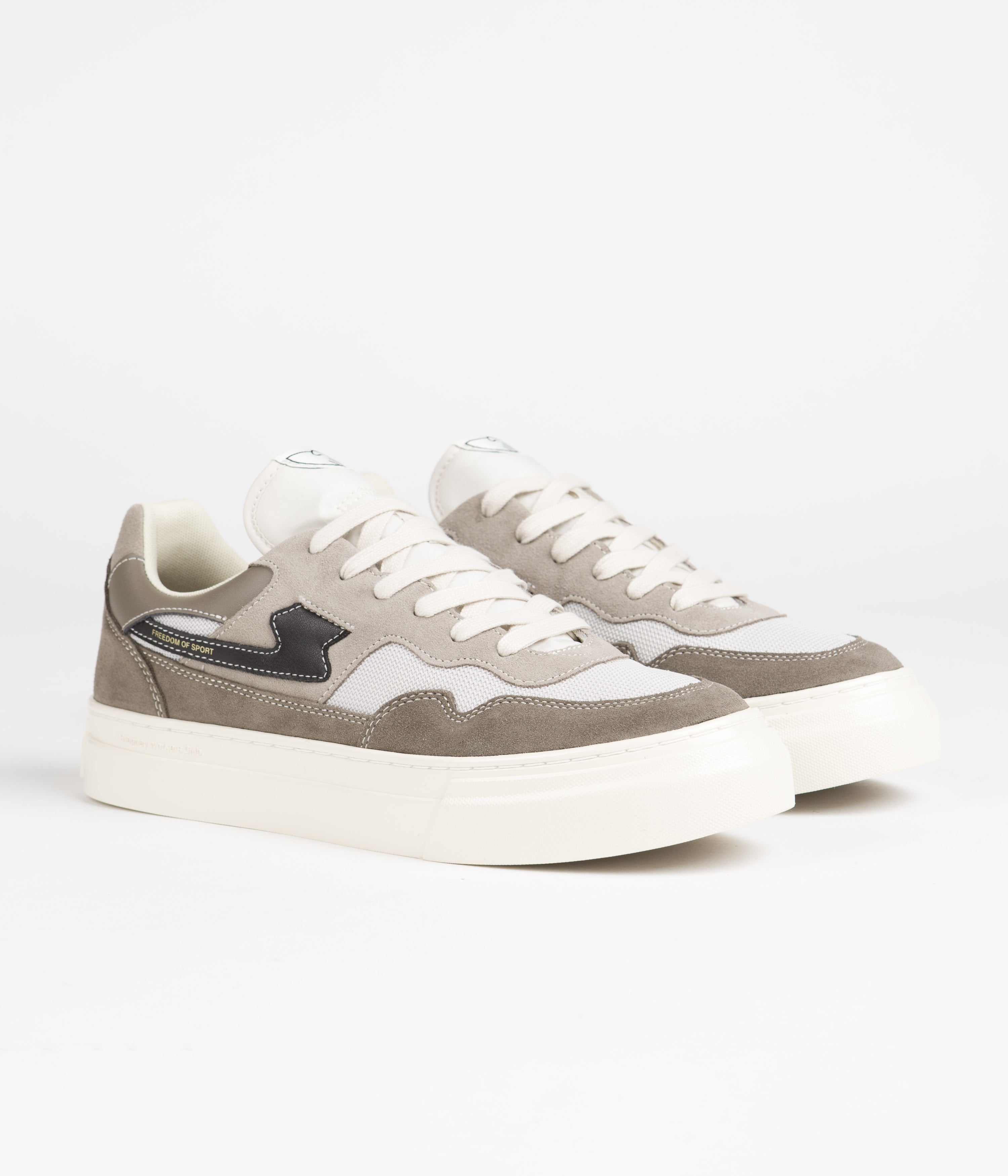 Stepney Workers Club Pearl S-Strike Suede Shoes - Smoke | Flatspot