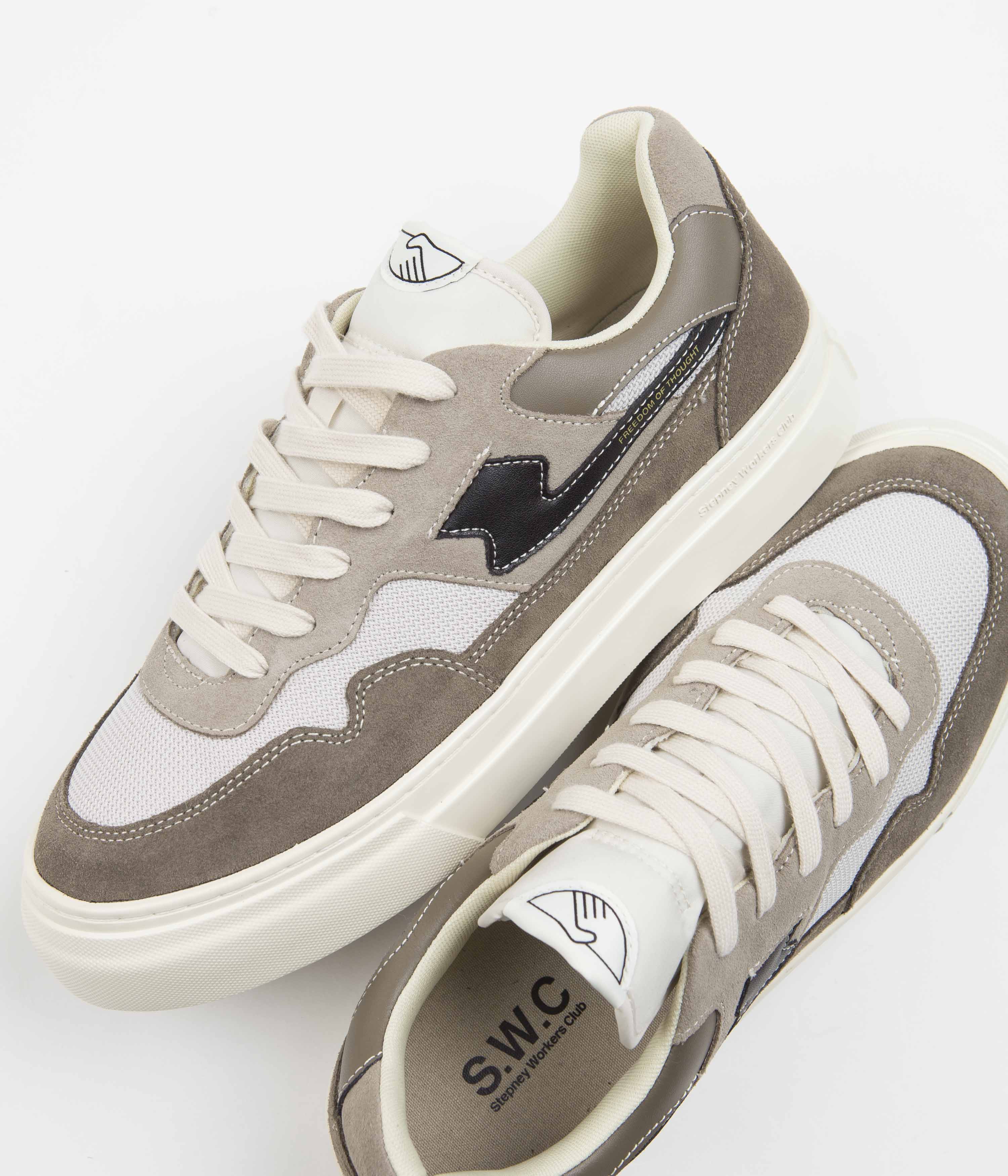 Stepney Workers Club Pearl S-Strike Suede Shoes - Smoke | Flatspot