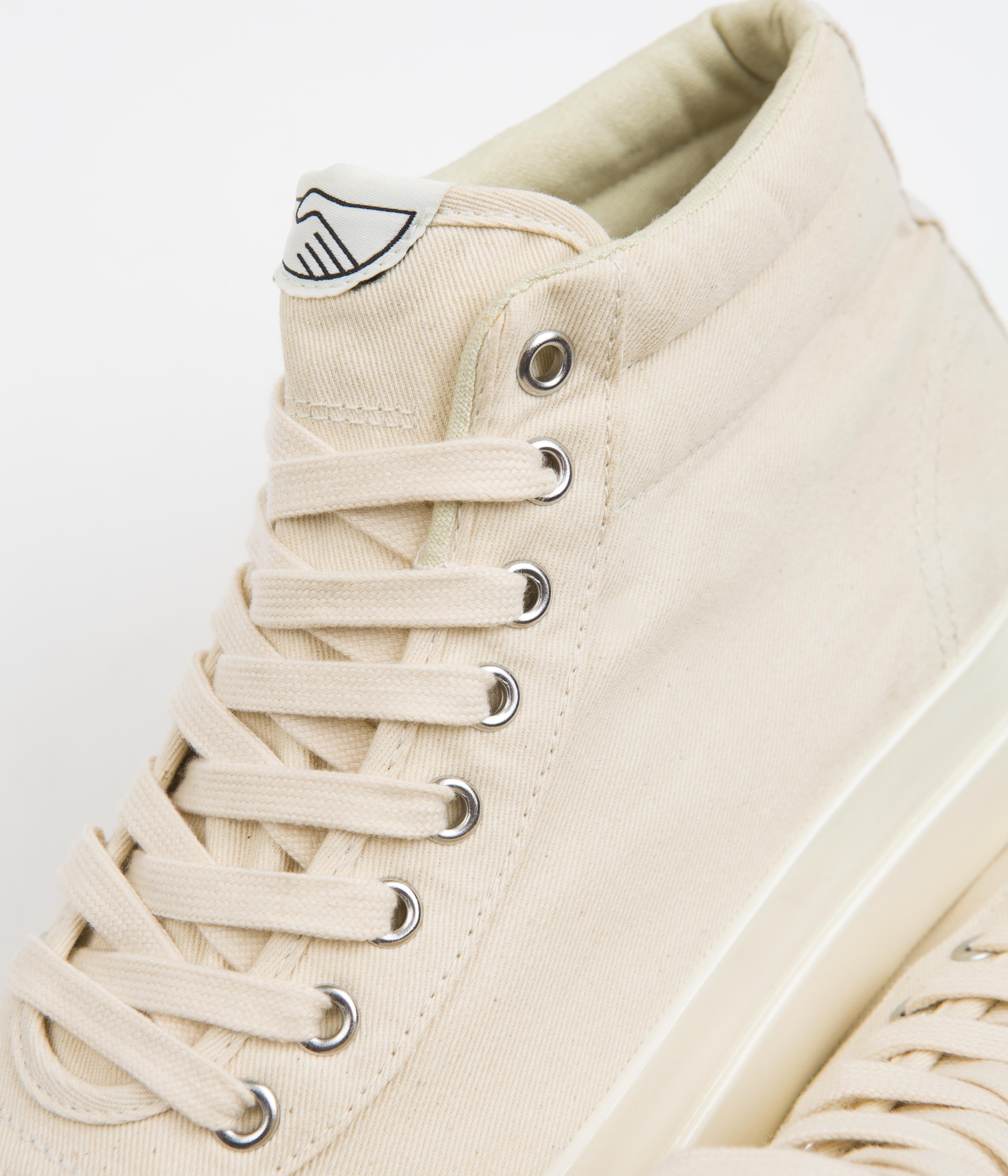 Stepney Workers Club Varden Canvas Shoes - Ecru | Flatspot