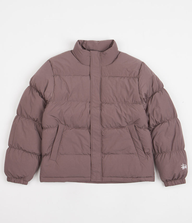 Stussy Ripstop Down Puffer Jacket - Rose | Flatspot