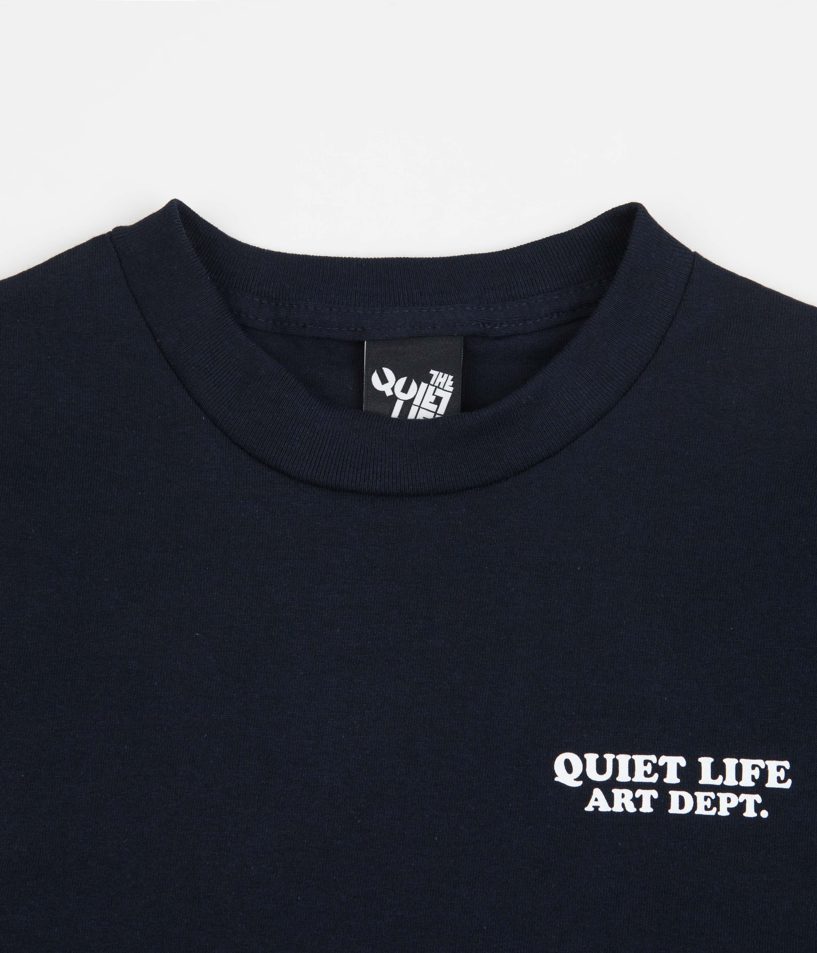 The Quiet Life Art Department T-Shirt - Navy | Flatspot