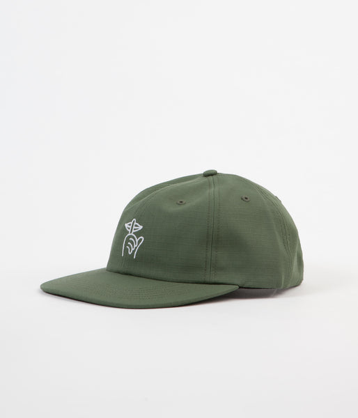 The Quiet Life Ripstop Shhh Polo Cap - Army | Flatspot
