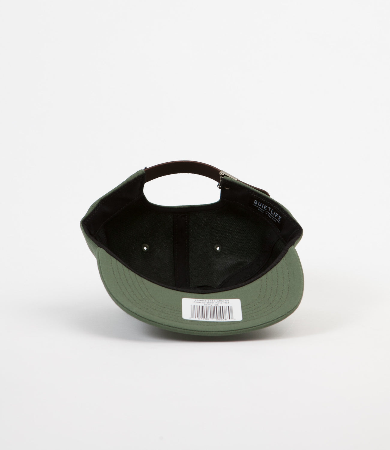 The Quiet Life Ripstop Shhh Polo Cap - Army | Flatspot