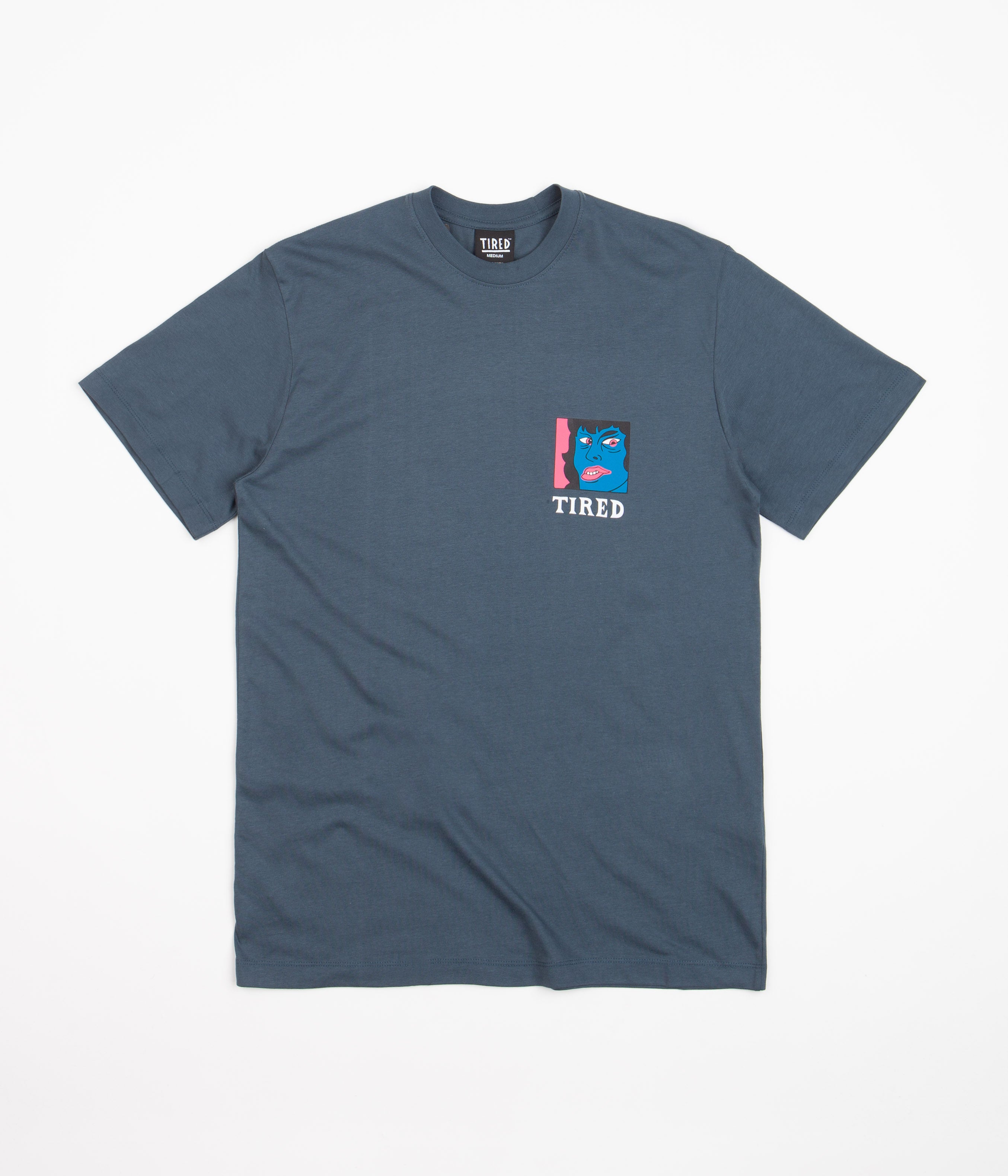 Tired Thumb Down T-Shirt - Orion Blue | Flatspot