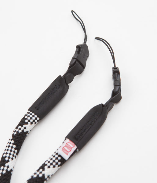 Topo Designs Camera Strap - Black / White | Flatspot
