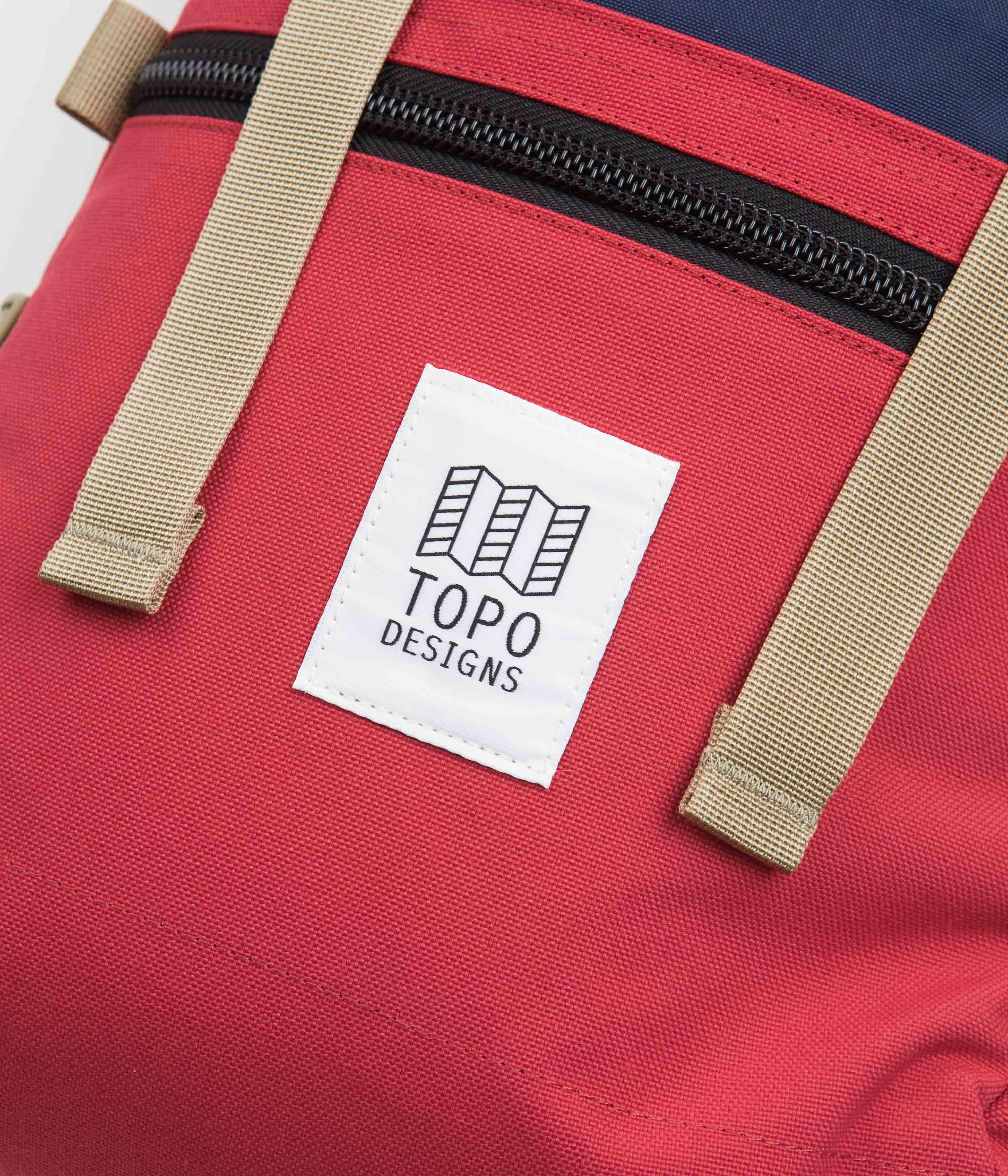 Topo Designs Classic Rover Pack - Navy / Red | Flatspot
