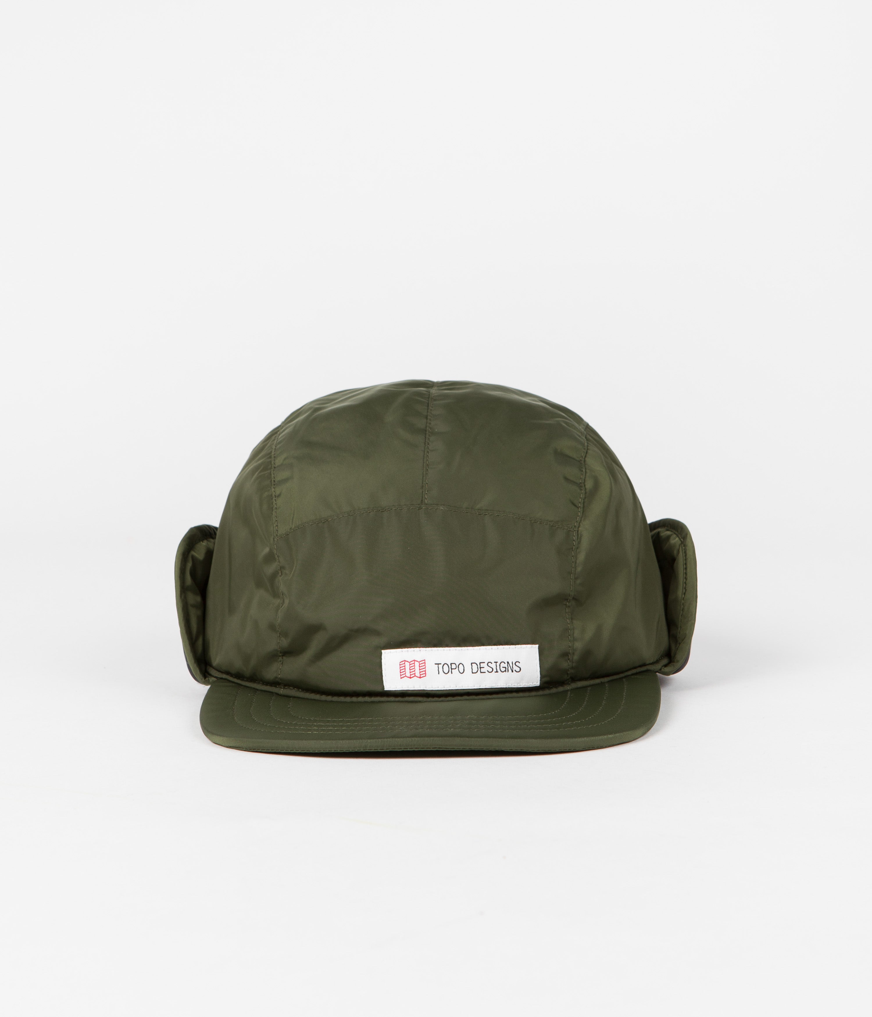 Topo Designs Puffer Cap - Olive / Black | Flatspot