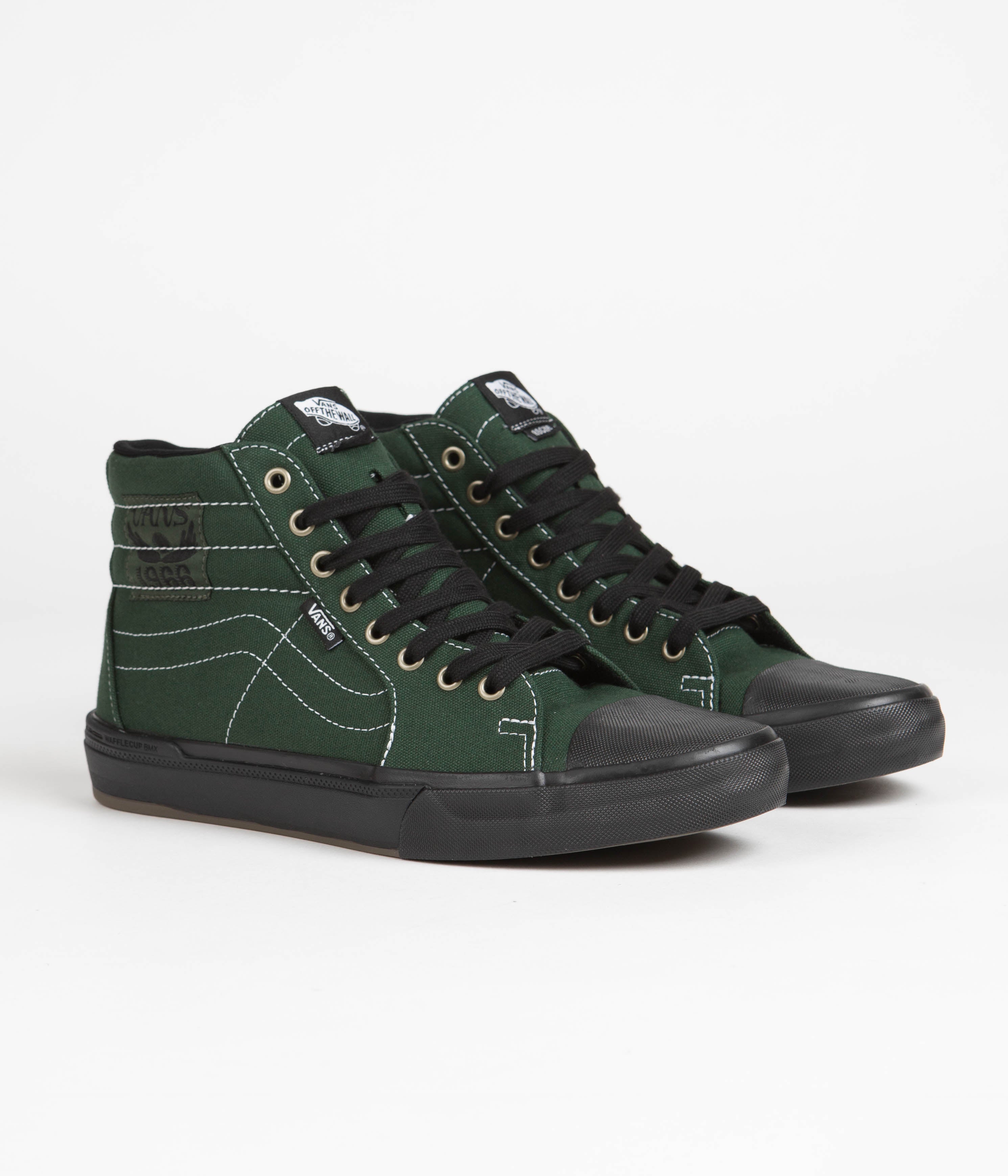 Vans BMX SK8-Hi 238 Shoes - (Dakota Roche) Green / Black | Flatspot