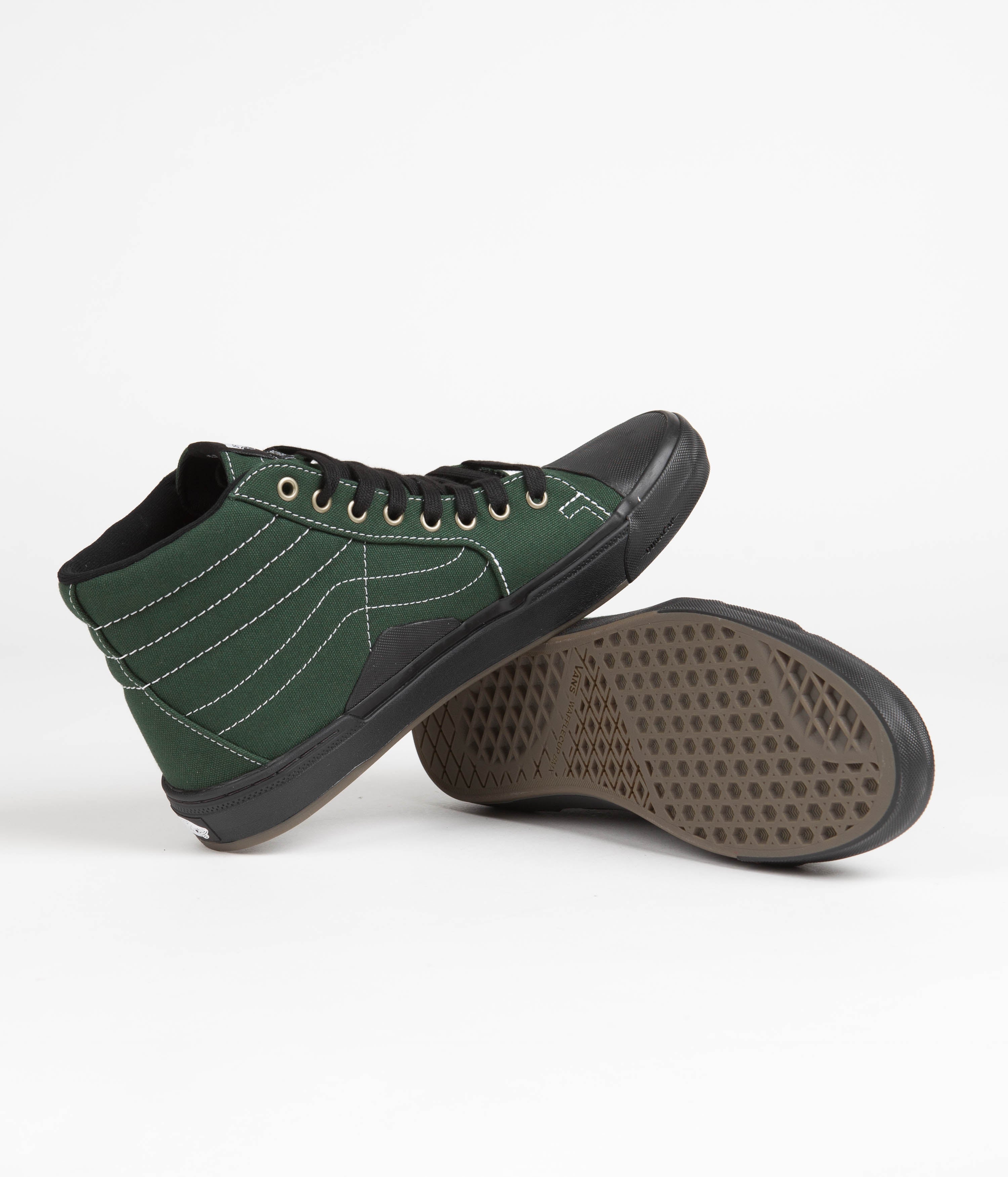 Vans BMX SK8-Hi 238 Shoes - (Dakota Roche) Green / Black | Flatspot