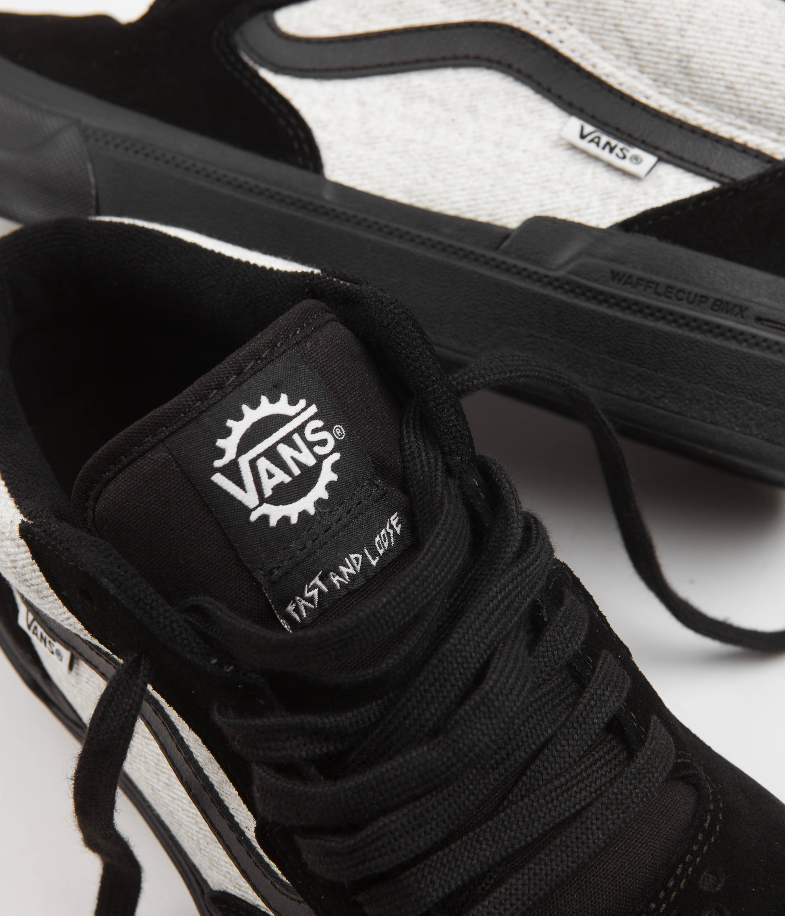 Vans BMX Style 114 Shoes - (Fast And Loose) Black | Flatspot