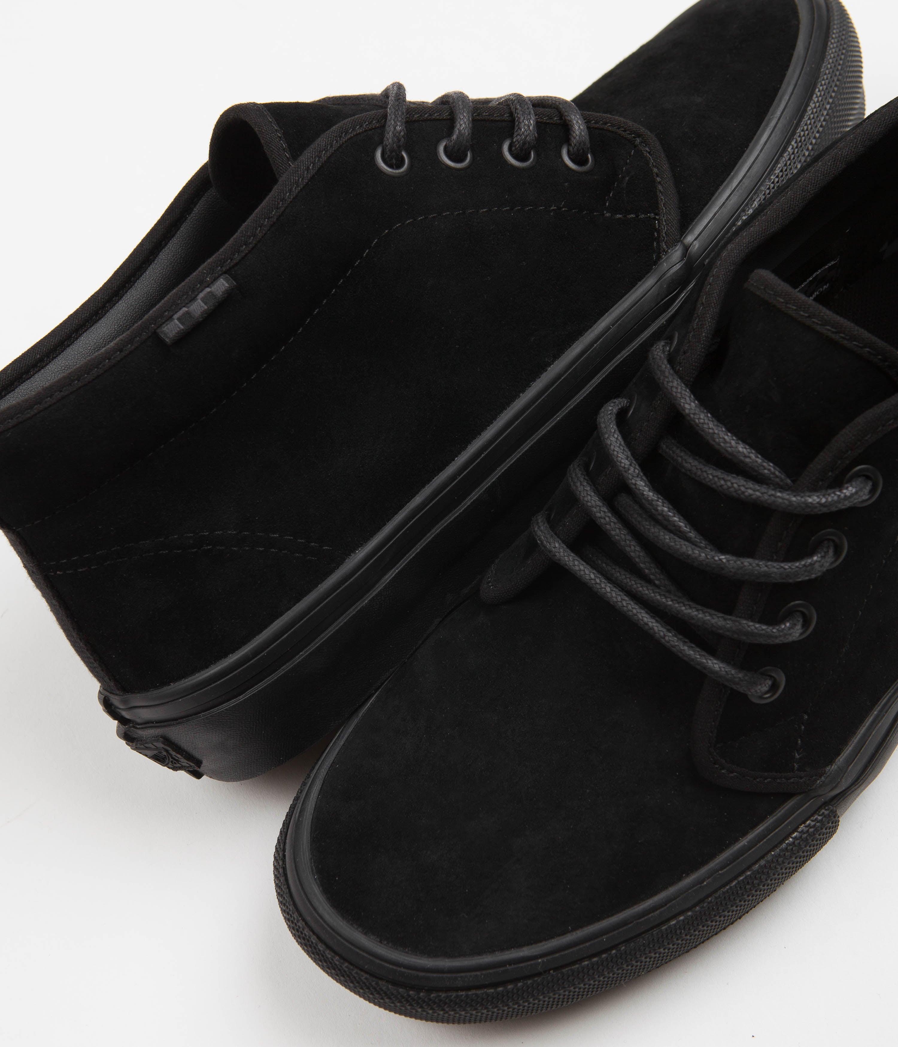Vans Skate Chukka VCU Shoes - Mono Black | Flatspot