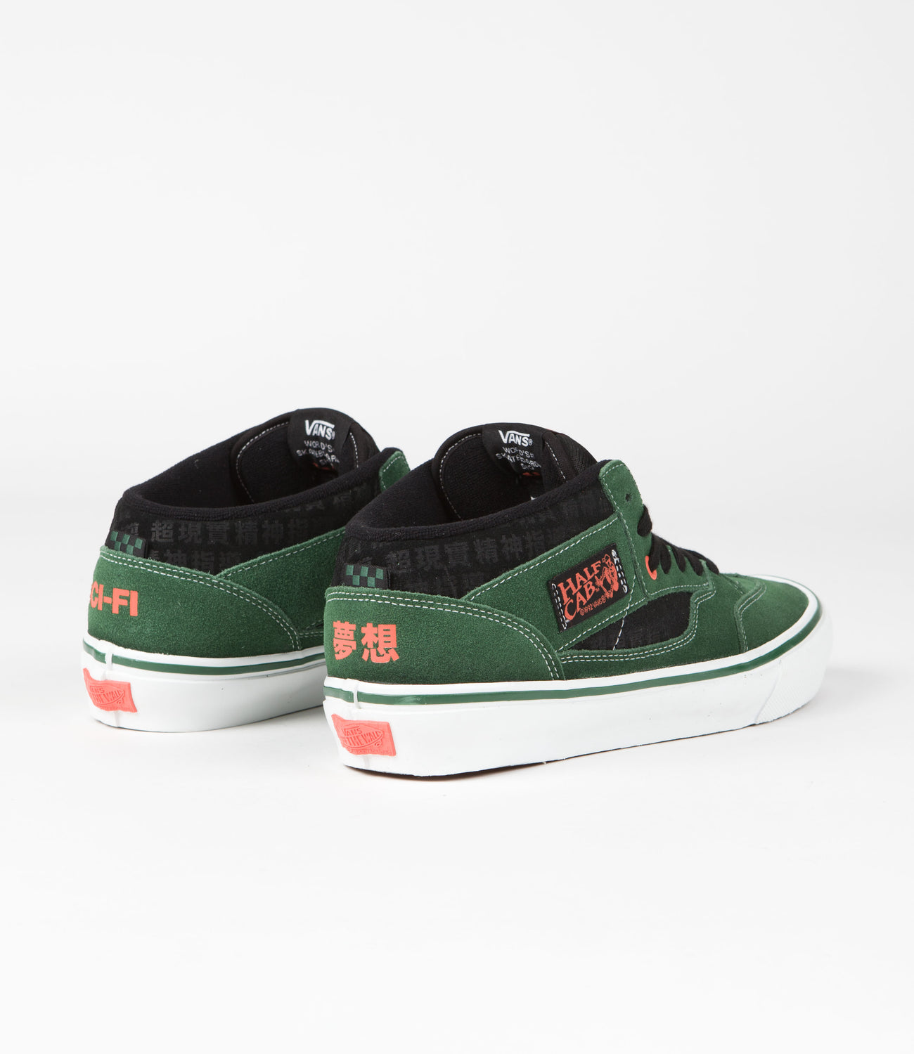 Vans Skate Half Cab 92 VCU Shoes - (Sci Fi Fantasy) Green | Flatspot
