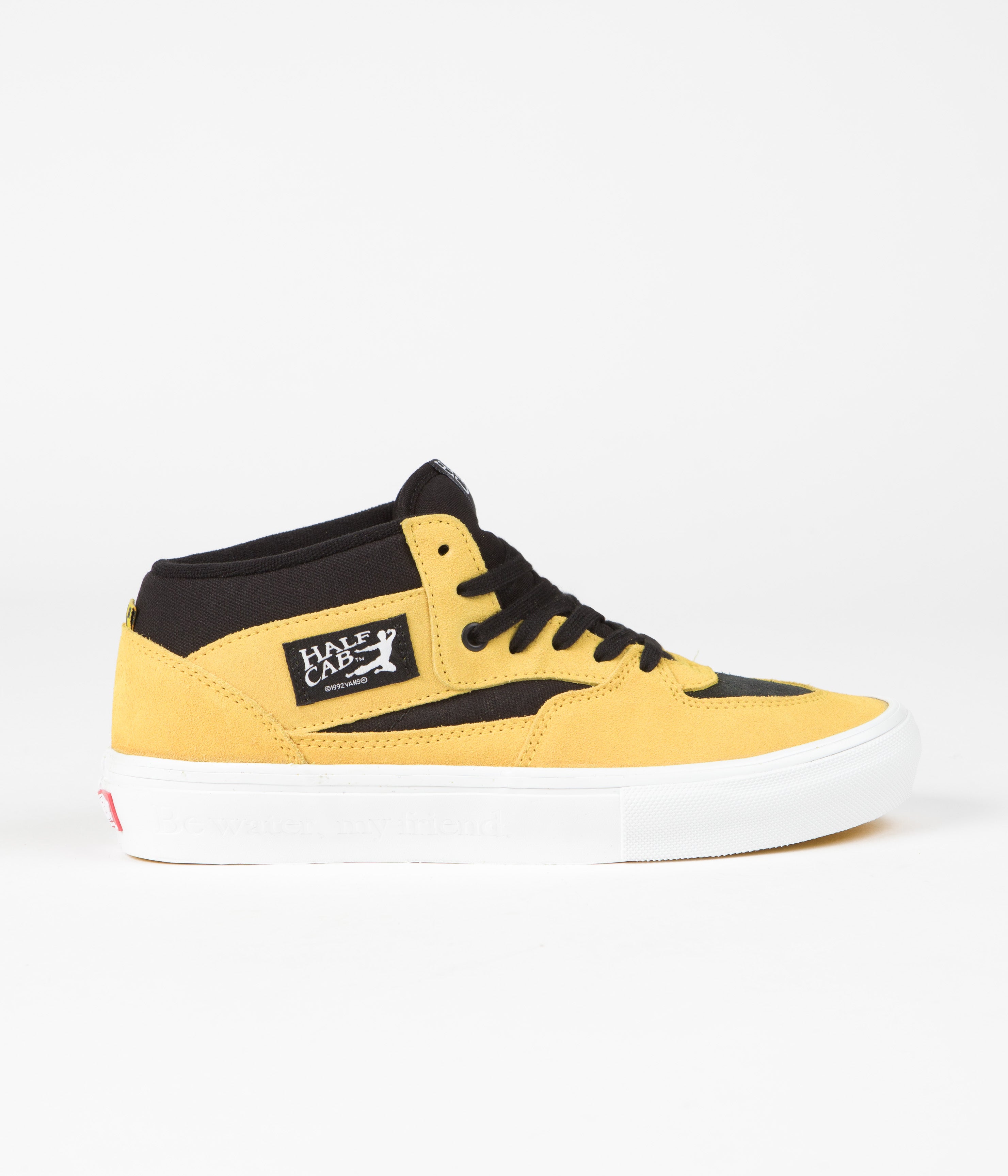 Vans Skate Half Cab Shoes - (Bruce Lee) Black / Yellow | Flatspot
