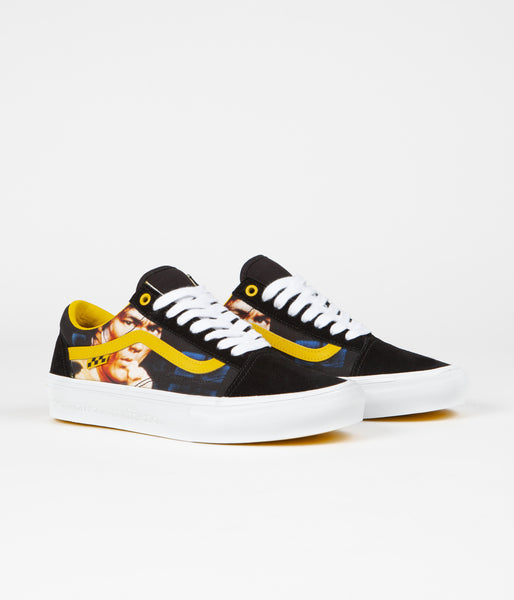 Vans Skate Old Skool Shoes - (Bruce Lee) Black / Yellow | Flatspot