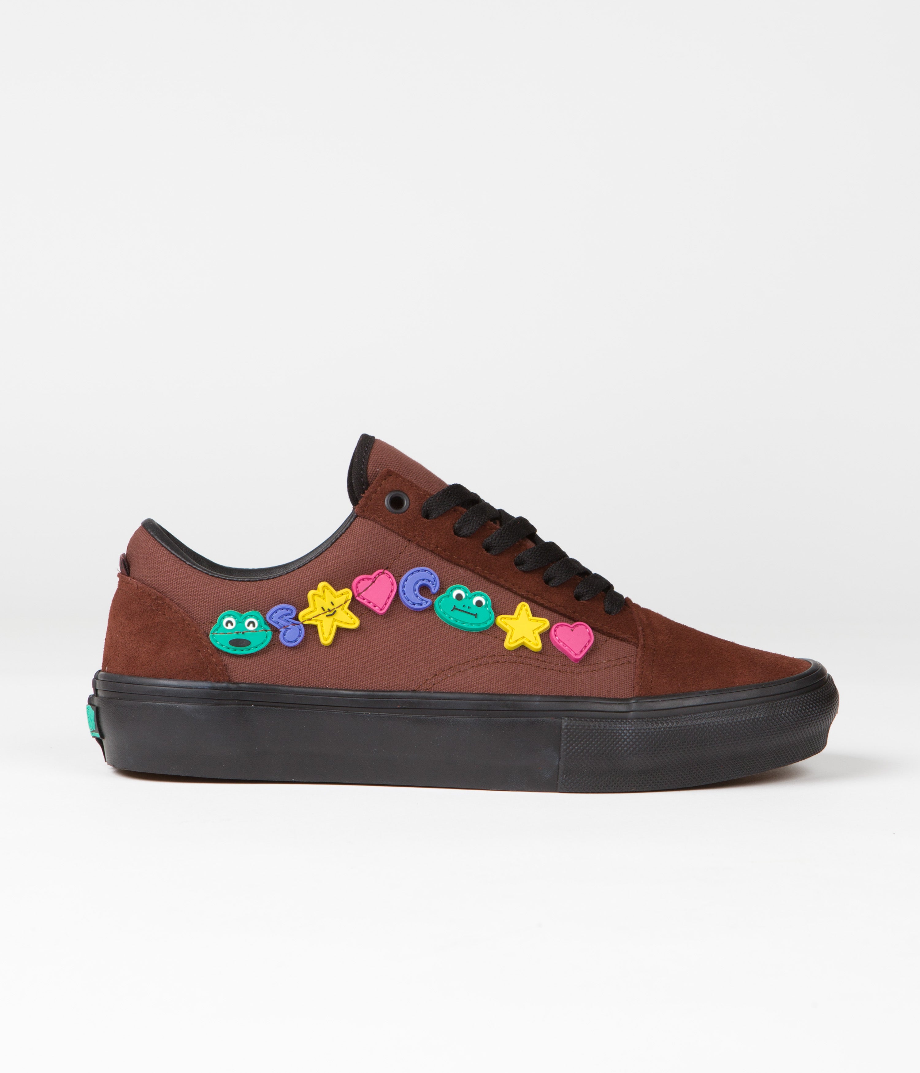 Vans Skate Old Skool Shoes - (Frog) Brown / Black | Flatspot