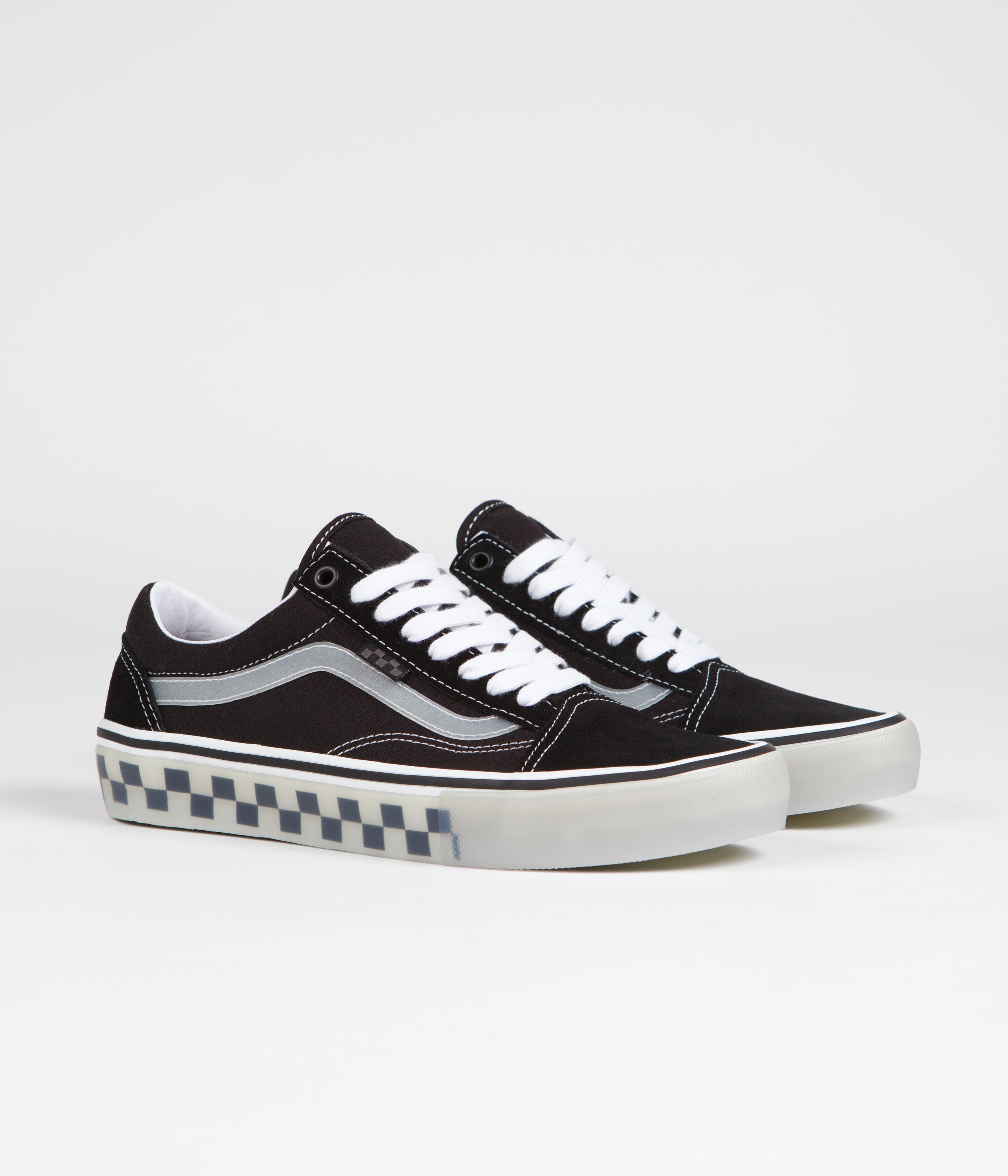 Vans Skate Old Skool Shoes - Translucent Rubber Black / Clear | Flatspot