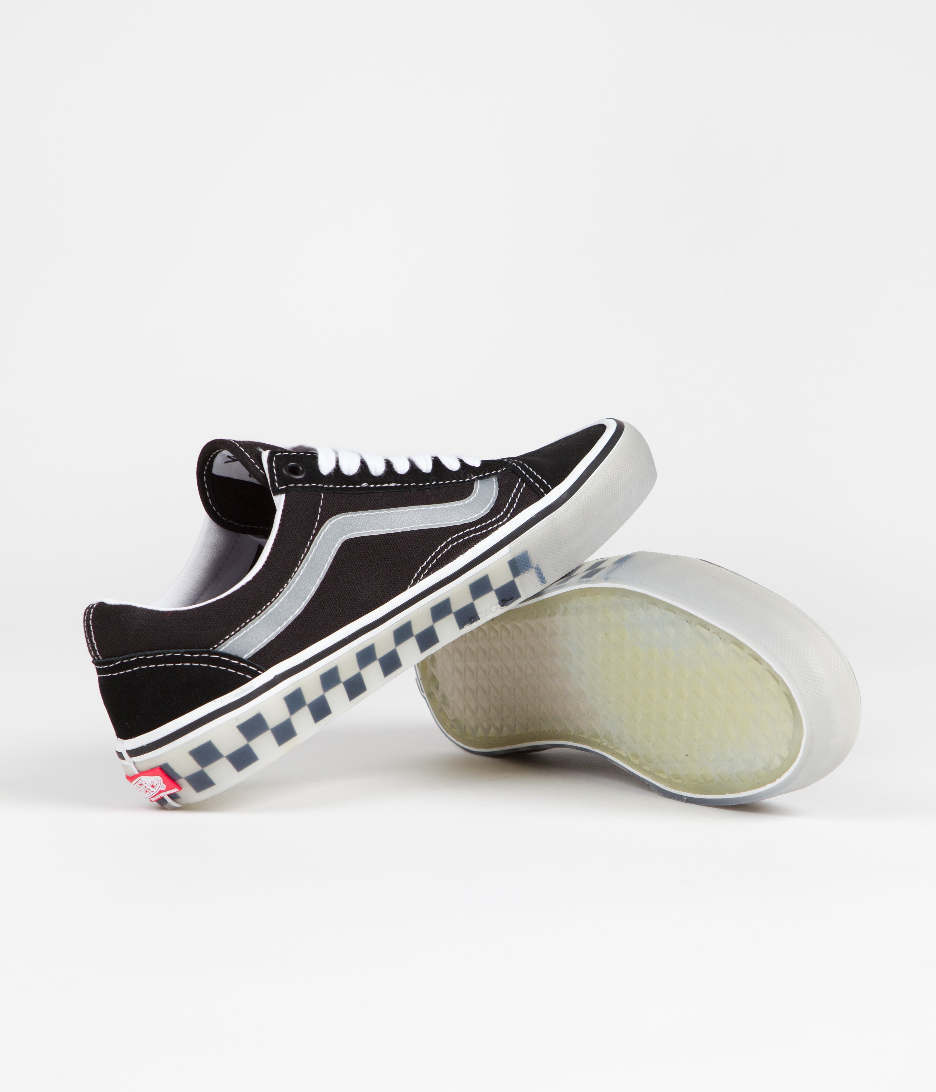 Vans Skate Old Skool Shoes - Translucent Rubber Black / Clear | Flatspot