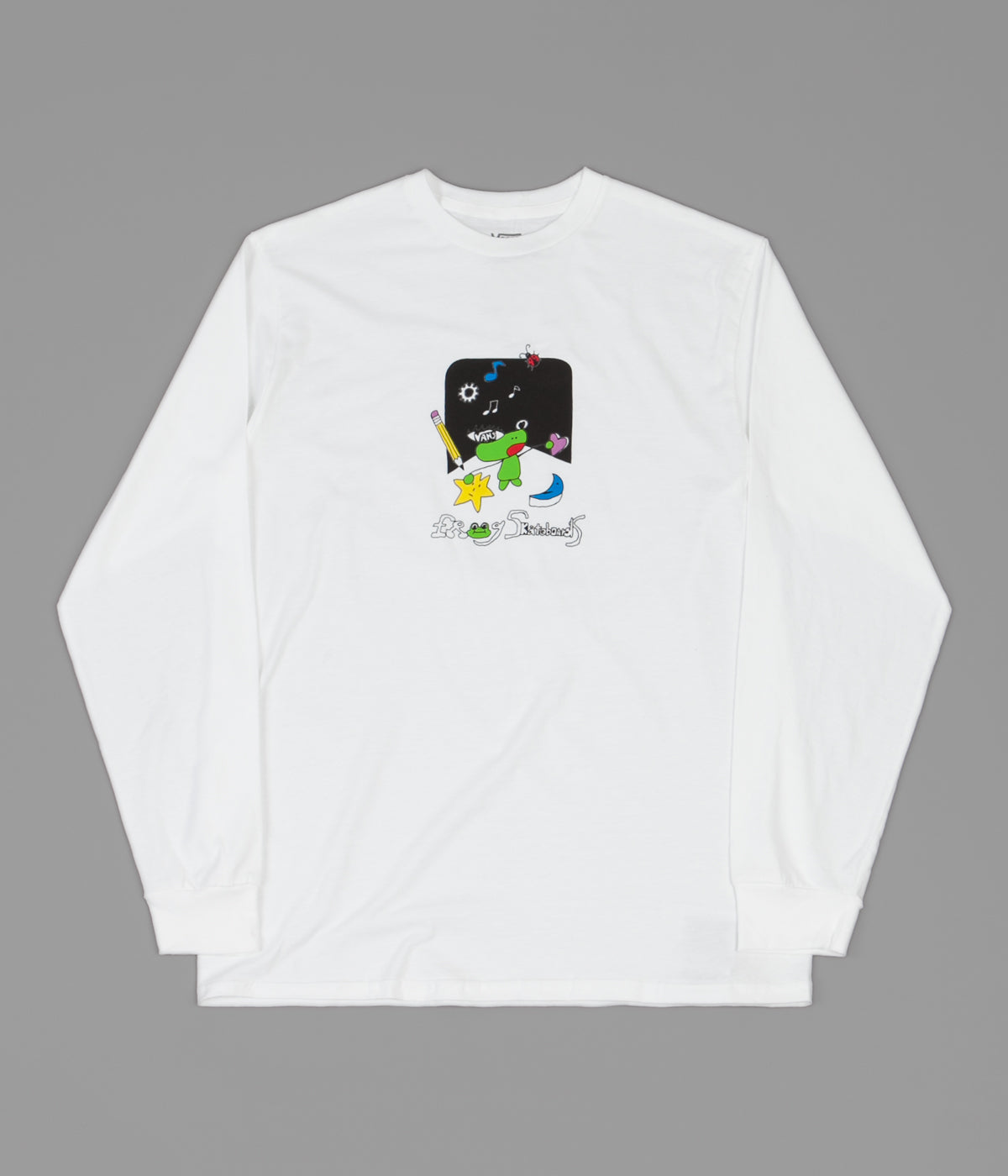 Vans x Frog Long Sleeve T-Shirt - White | Flatspot