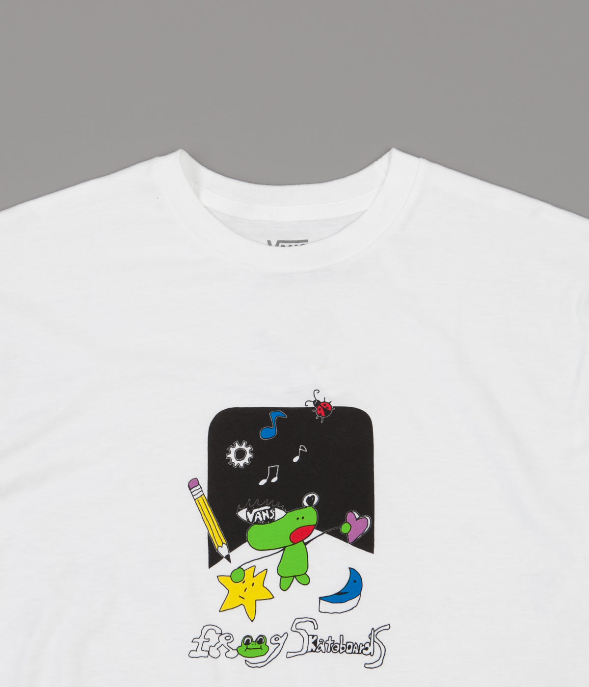 Vans x Frog Long Sleeve T-Shirt - White | Flatspot
