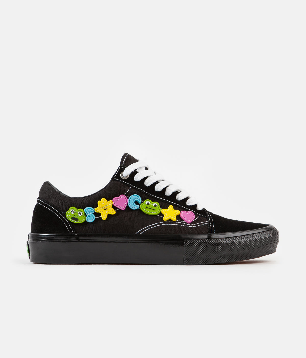 Vans x Frog Skate Old Skool Shoes - Black / Black | Flatspot