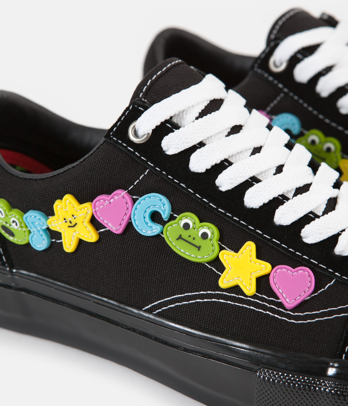 Vans x Frog Skate Old Skool Shoes - Black / Black | Flatspot