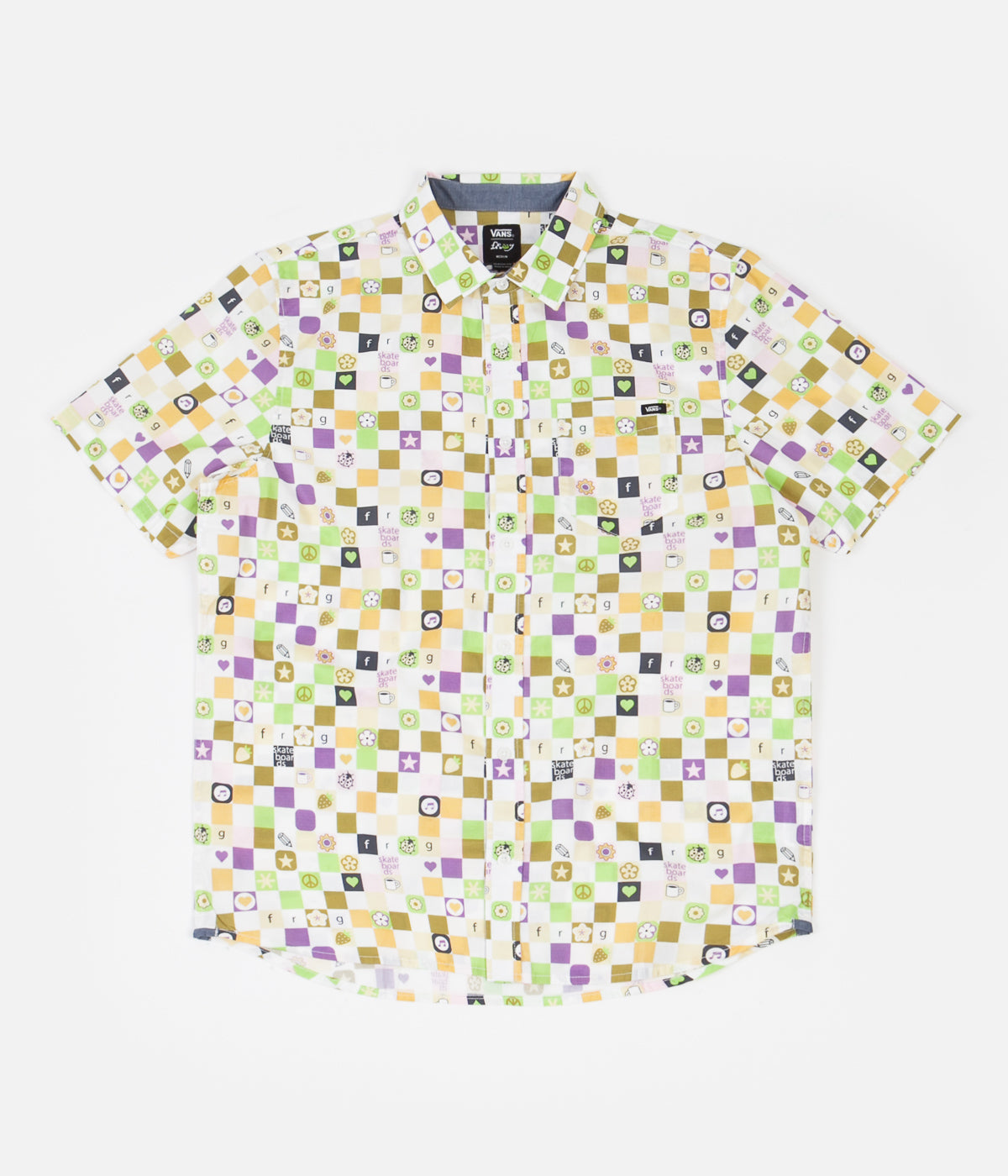 Vans x Frog Woven Short Sleeve Shirt - White | Flatspot